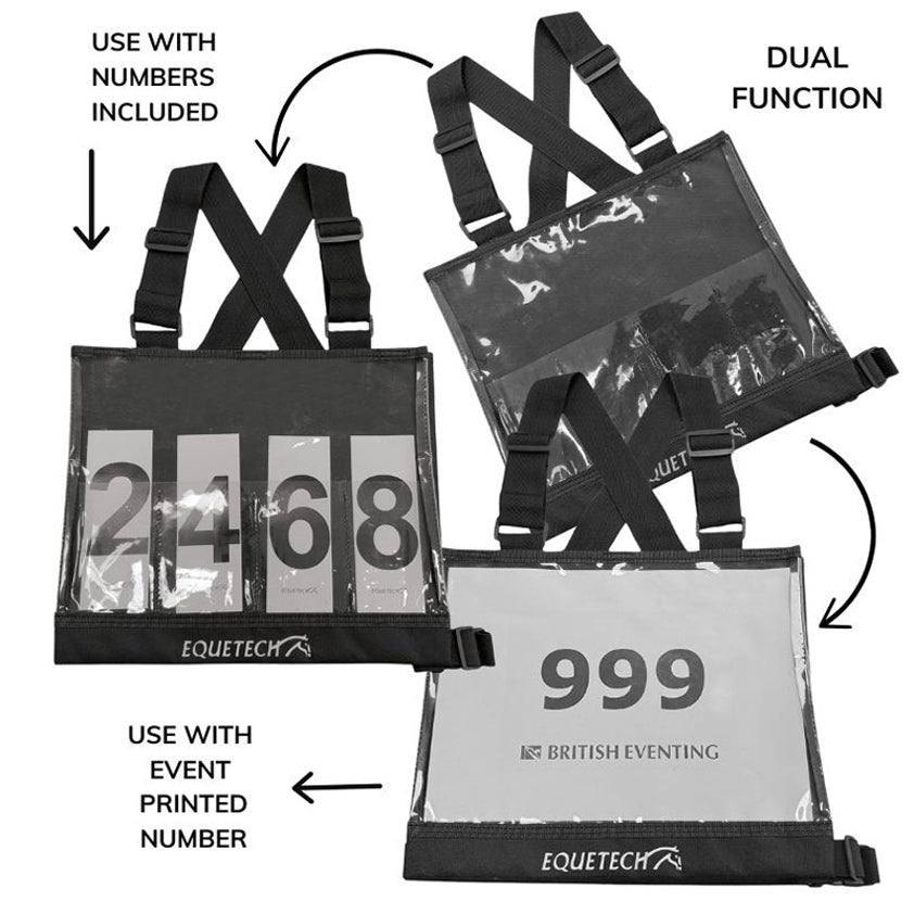 Eventing Hybrid Cross Country Number Bib + Numbers – Belcadan Equestrian